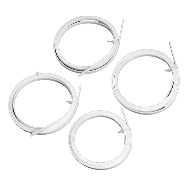 4pcs 5 Feet Guitar ABS Bindings White 1650mmx6mmx1.5mm_Musical Instrument_kmise - miaoyin