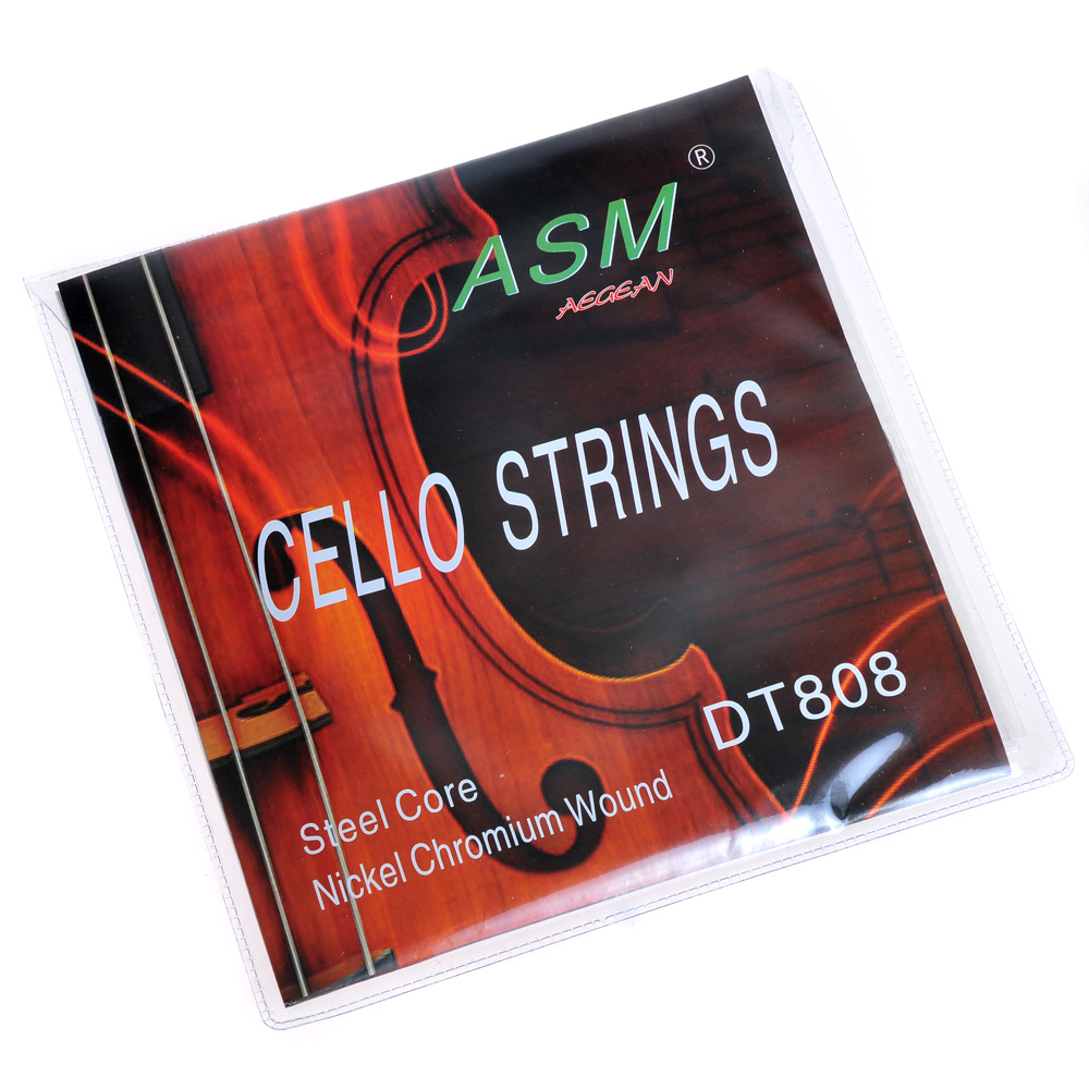 1set ASM Replacement Nickel Chromium Wound Steel Core Cello Strings DT808_Musical Instrument ...